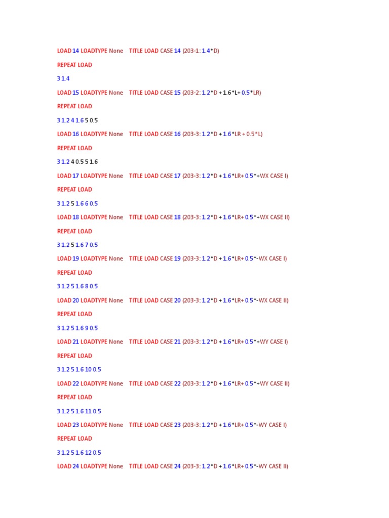 NSCP Load Combination LRFD | PDF
