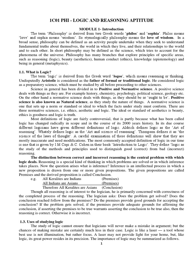 Logical Reasoning | PDF | Logic | Argument