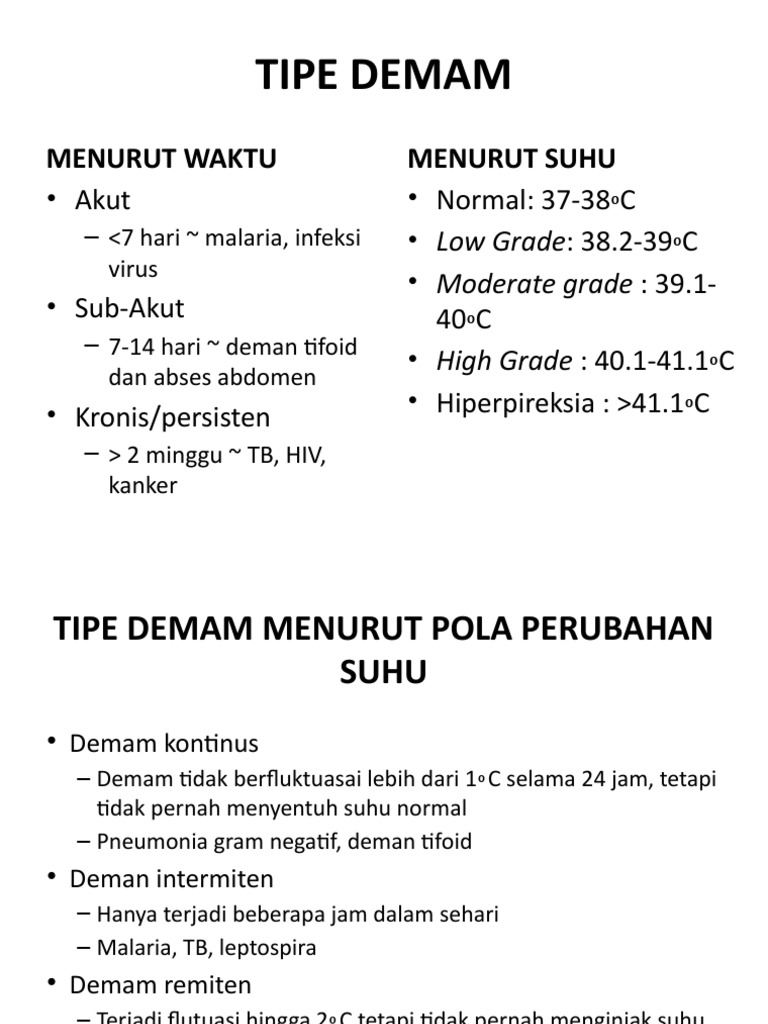 Tipe Demam | PDF