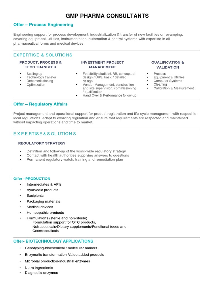 GMP Flyer | PDF | Quality Management System | Verification And Validation