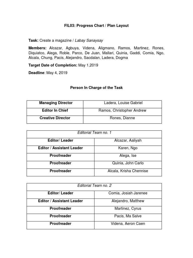 Fil03 PT6 Plan | PDF | Page Layout | Graphic Design