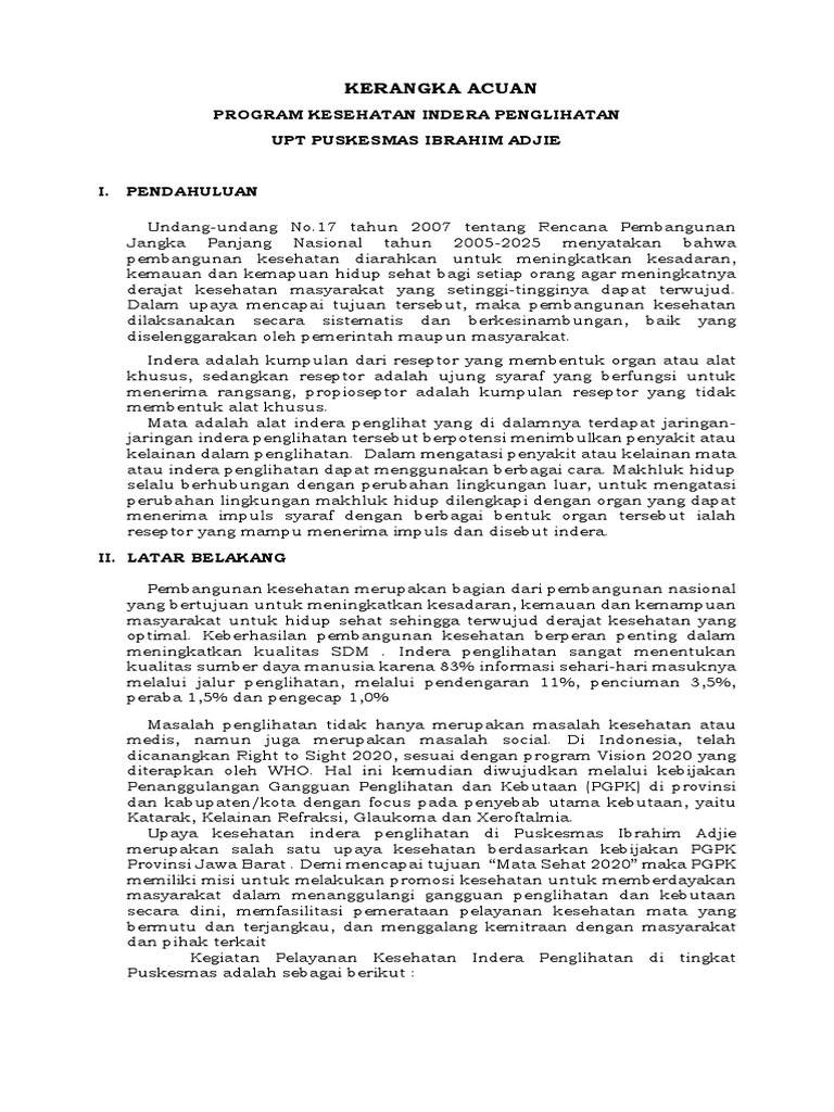 Kak Indera Penglihatan Revisi | PDF