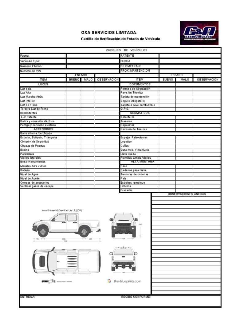 Check List Vehiculos PDF | PDF | Tecnologías automotrices | Transporte