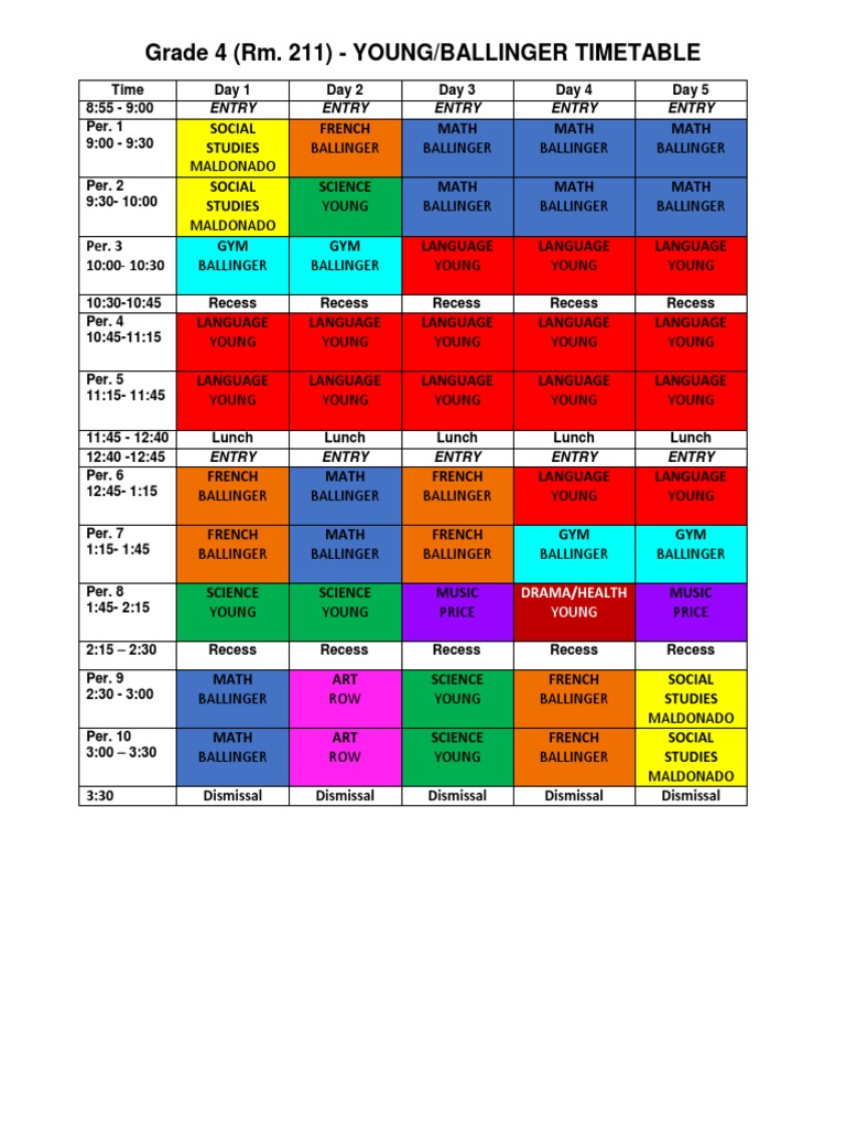 2019 2020 Timetable | PDF | Group Decision Making | Meetings