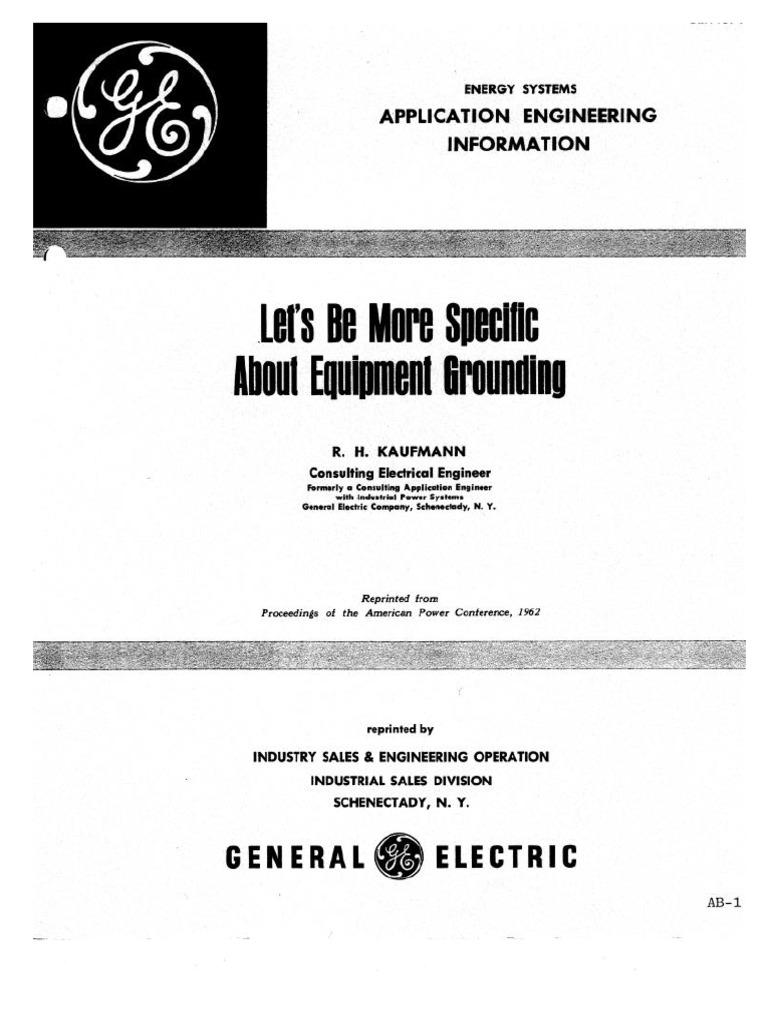 Equipment Grounding Conductor History | Information by Electrical ...