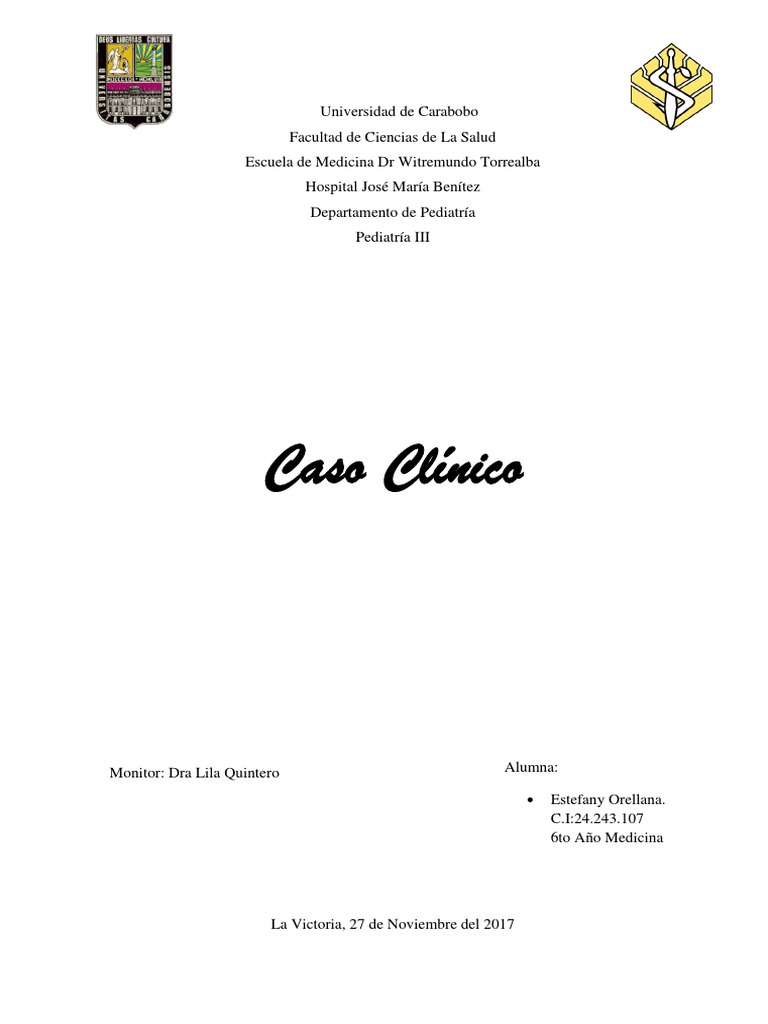 Caso Clinico de Pediatria | PDF | Alergia | Ciencias de la Salud
