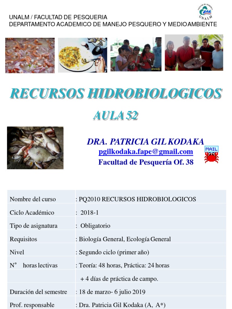 Recursos Hidrobiologicos | PDF | Pesquería | Pescado
