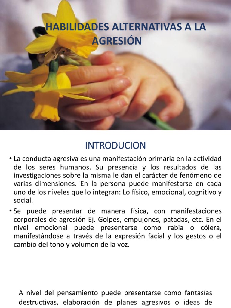 Habilidades Alternativas A La Agresion | PDF | Ira | Agresión