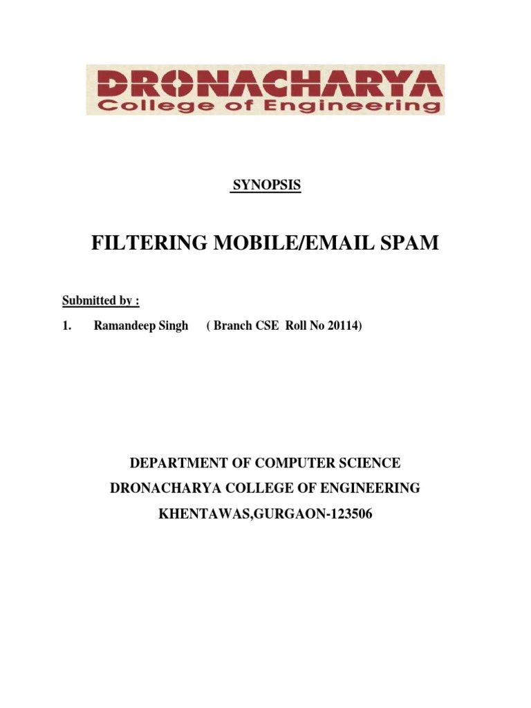 Project Synopsis-Sample Format-1