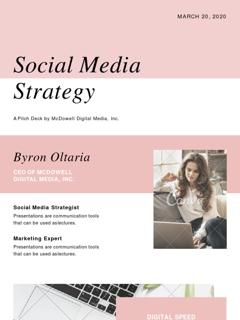 Social Media Strategy | PDF | Lecture | Brand