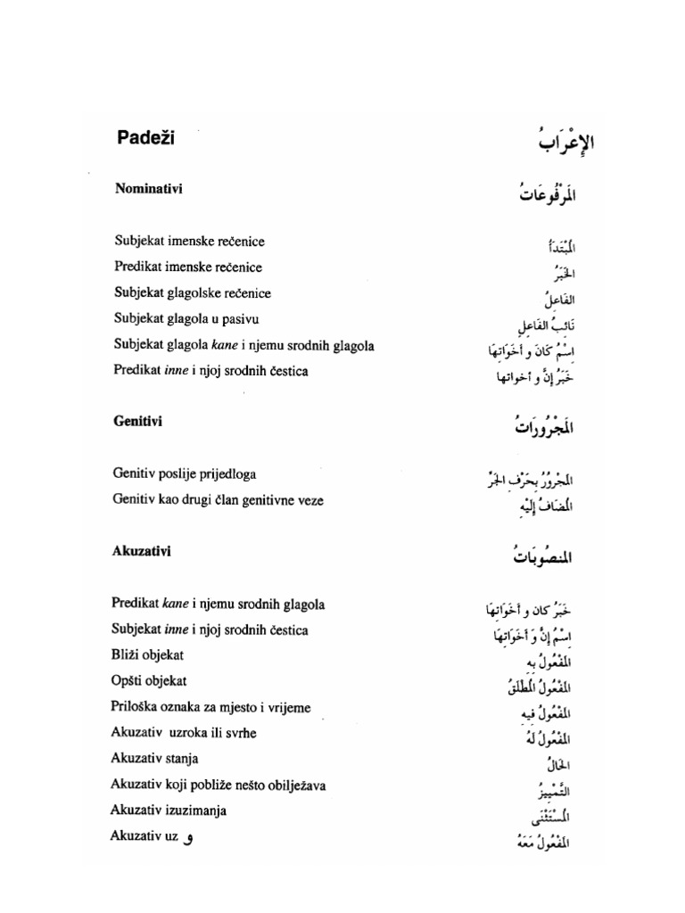 Padezi | PDF