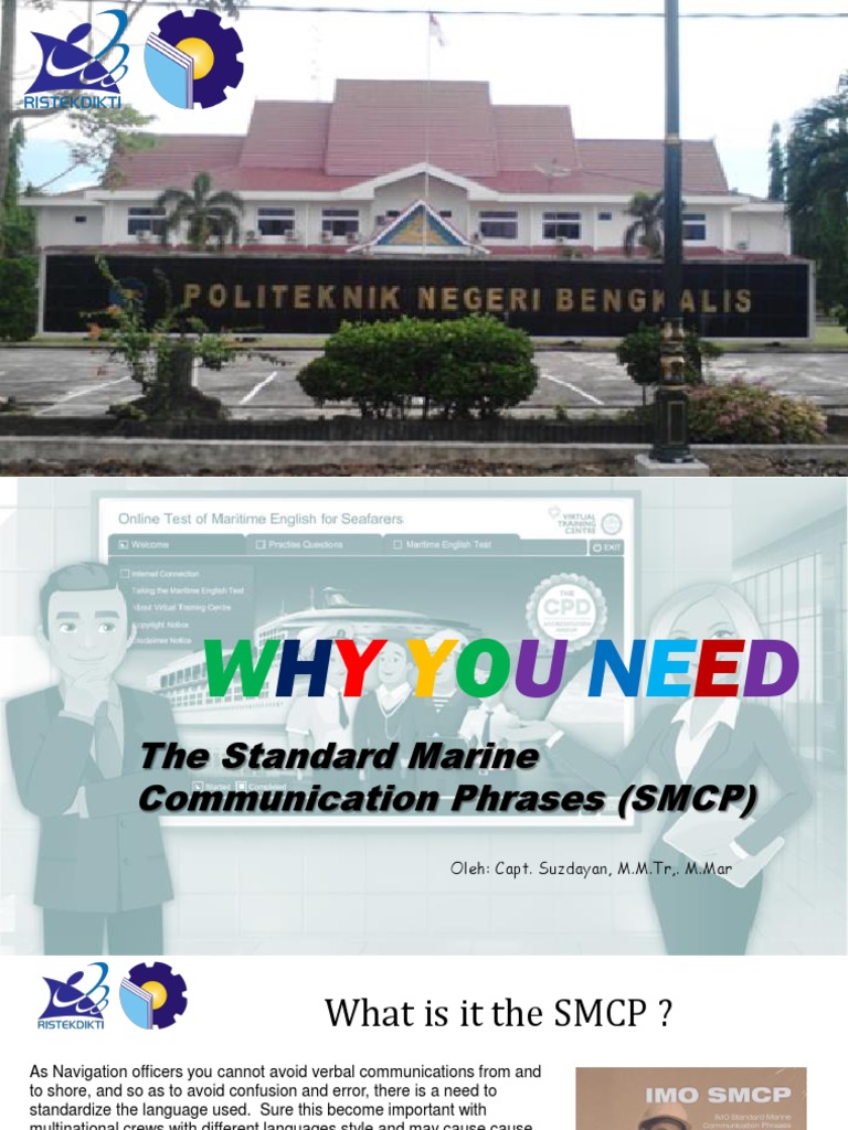 Why You Need SMCP - The Standard Marine Communication Phrases | PDF ...