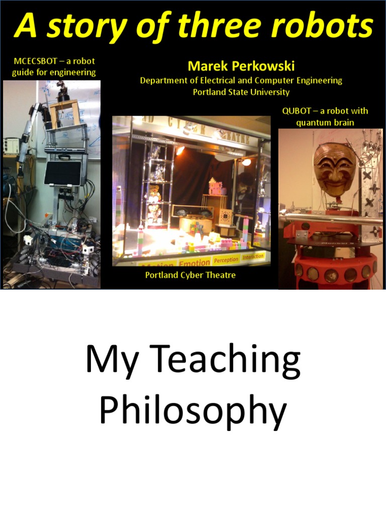 Marek Perkowski: MCECSBOT - A Robot Guide For Engineering | PDF | Robot ...