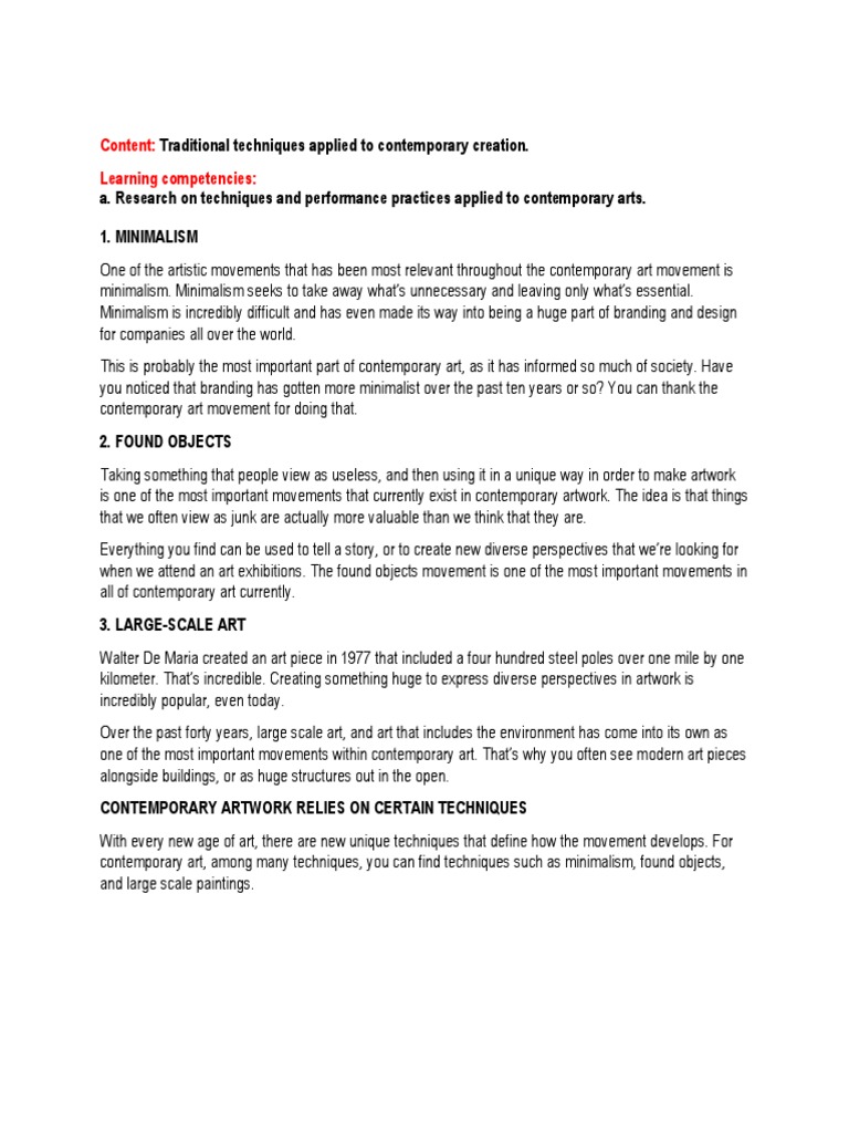 Research On Techniques and Performance Practices Applied To ...