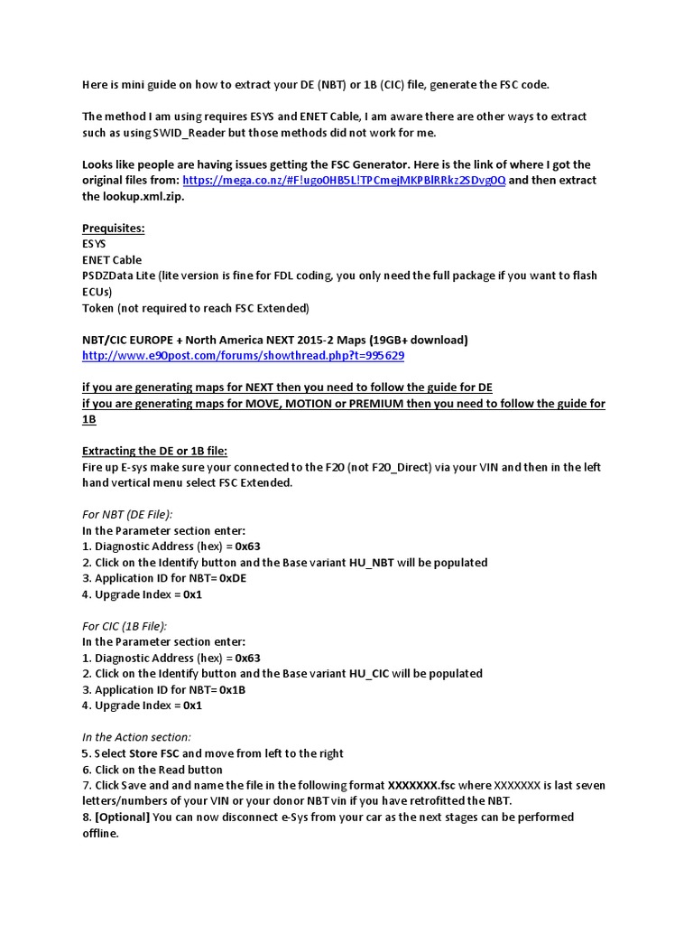 NBT Map Update - Generate FSC Code | PDF | Directory (Computing) | Data ...