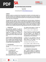 Davis Formula for Train Resistance | PDF | Drag (Physics) | Friction
