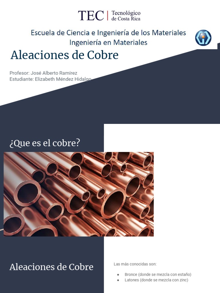 Aleaciones de Cobre | Cobre | Latón