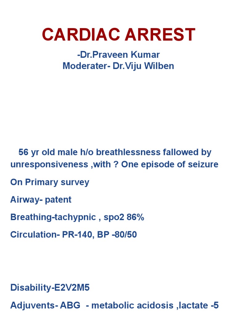Comprehensive Guide to the Management of Cardiac Arrest Covering ...