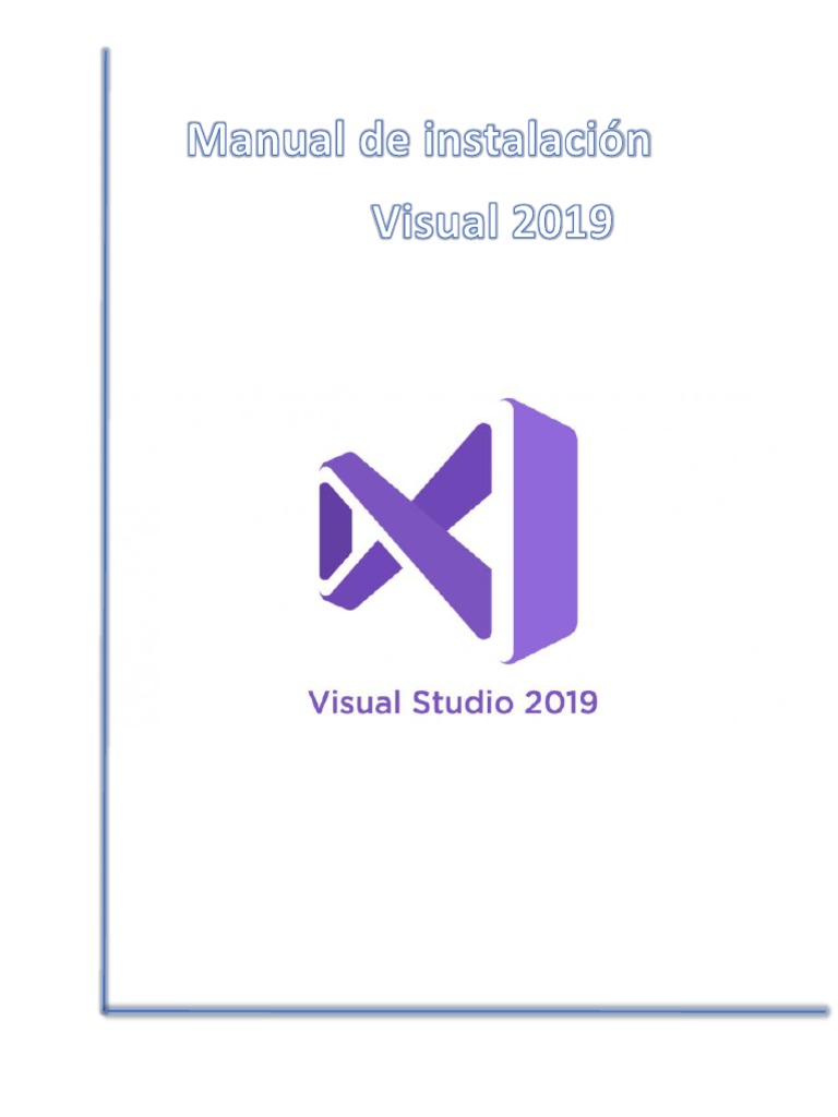 Manual de Instalacion Visual | PDF | Microsoft Visual Studio | Plataformas de computación