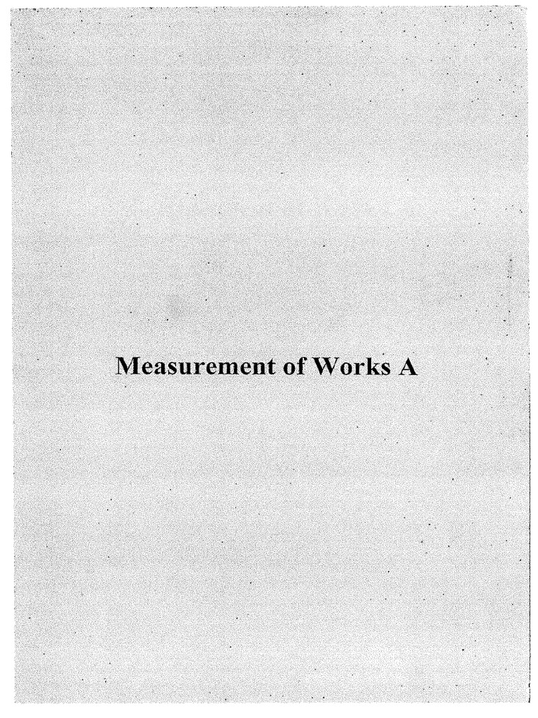 Measurement of Work A | PDF