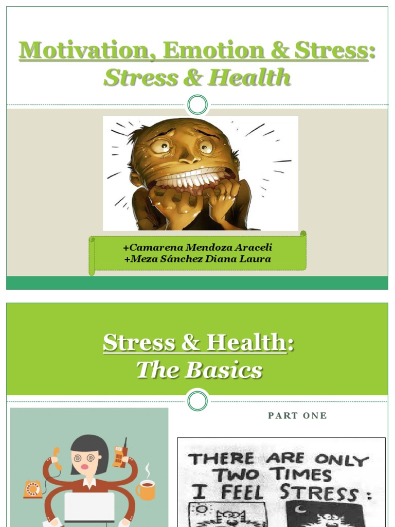 Stress & Health | PDF | Stress (Biology) | Coping (Psychology)