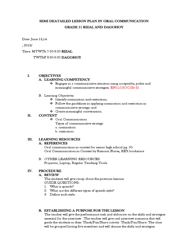 En11/12Oc Iib 21 | PDF | Interview | Teachers