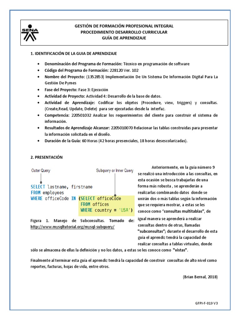 01 - Guia - 10 - Lenguaje DML (Subconsultas, Consultas Multitabla Y ...