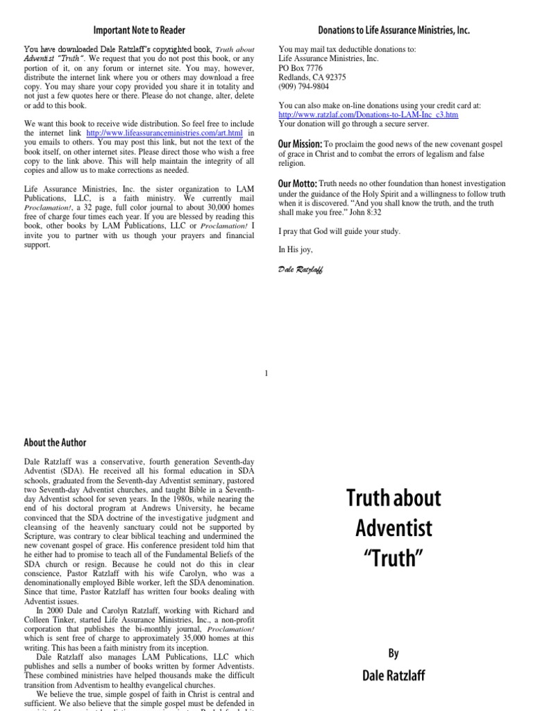 SDA | PDF | Adventism | Seventh Day Adventist Church