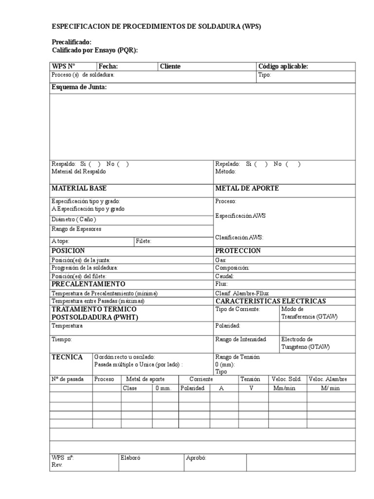 Procedimientos de Soldadura | PDF | Soldadura | Construcción