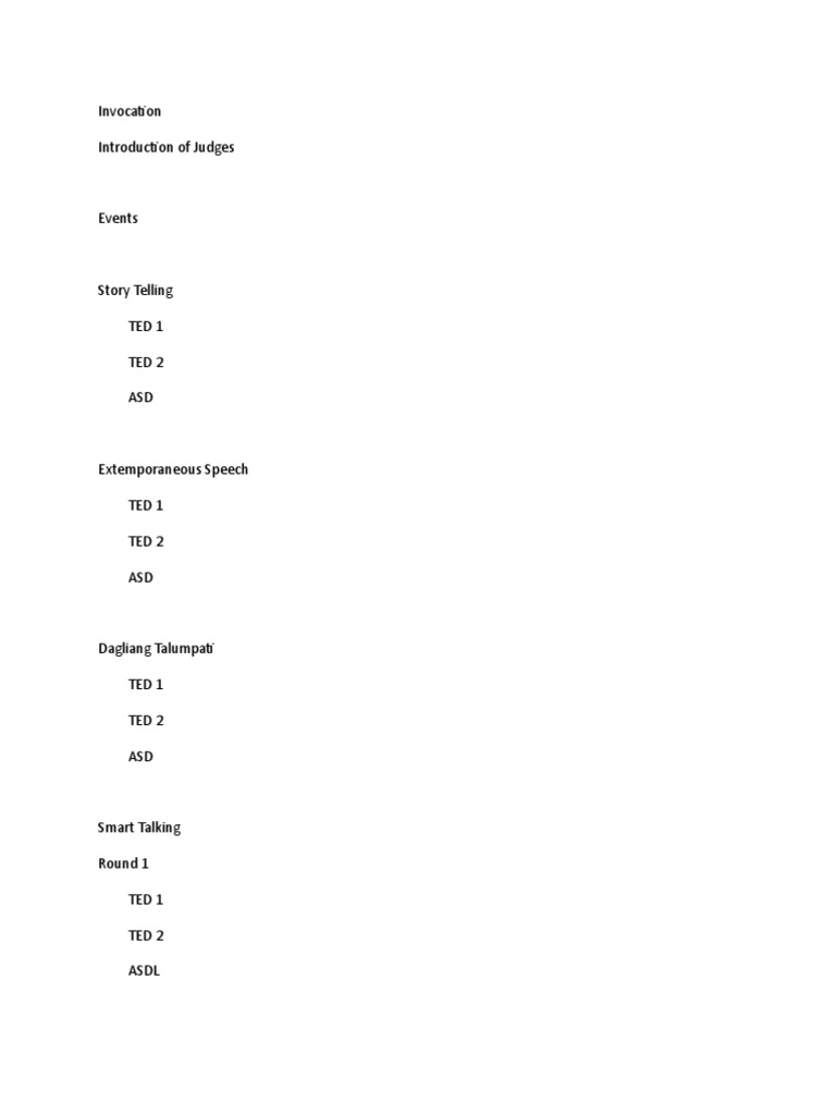 Acad Events Program | PDF