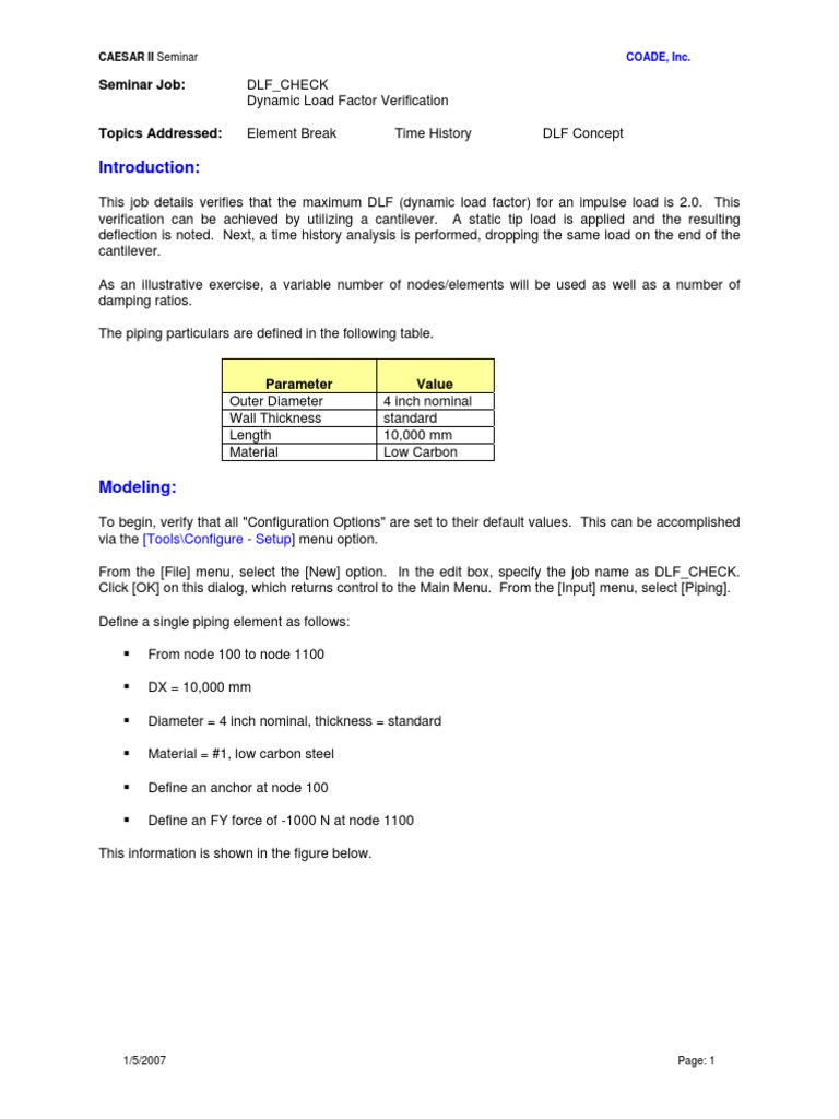Time History Analysis Example | PDF | Parameter (Computer Programming ...