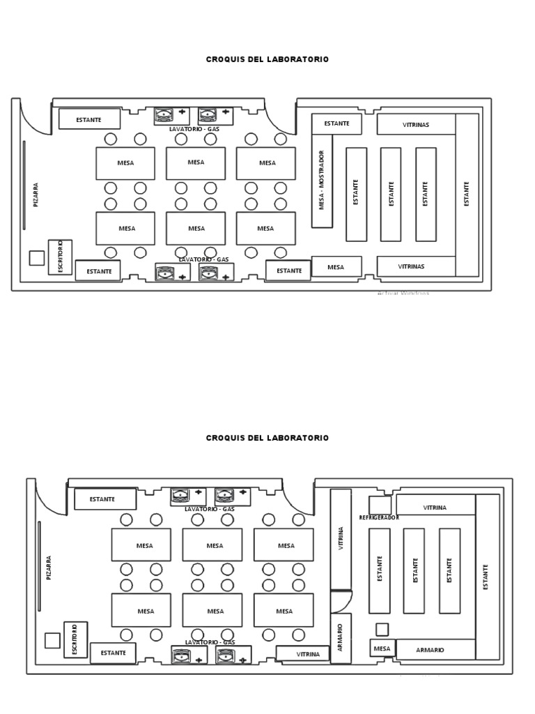 Croquis Del Laboratorio