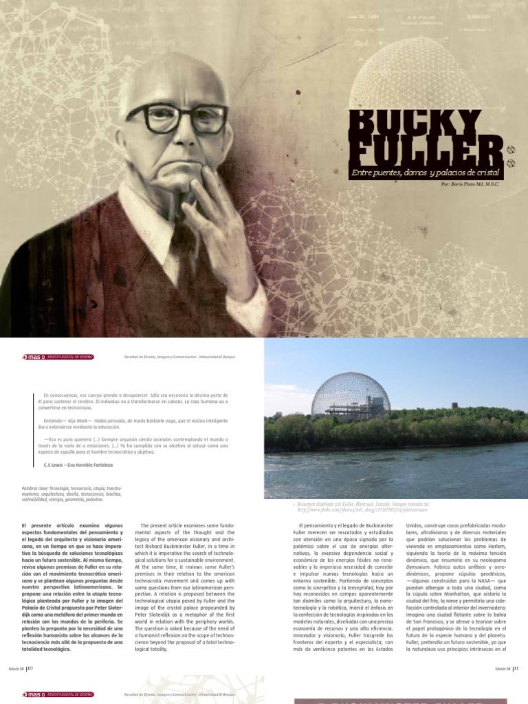 Legado de Buckminster Fuller en Diseño | PDF | Diseño | utopía
