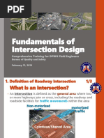 FDOT Design Manual Intersections | PDF | Intersection (Road) | Traffic