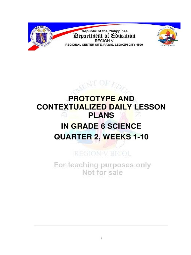 Grade 6 Science Lesson Plans | PDF | Human Body | Skeleton
