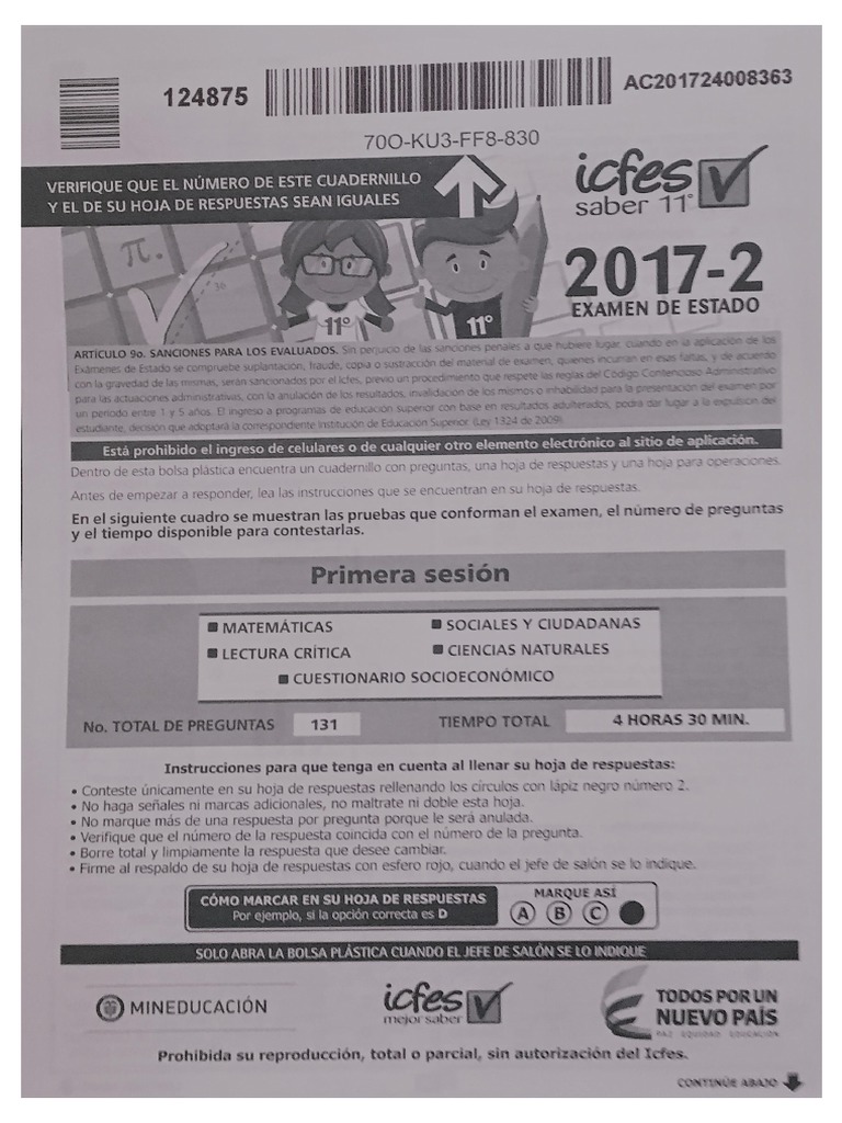 Prueba Icfes | PDF