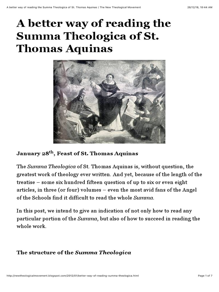 How To Read Aquinas | Download Free PDF | Thomas Aquinas | Monotheism