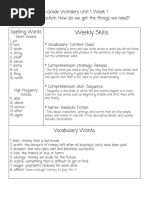 3 Grade HMH Into Reading Module 1 Week 1 Lesson Plan | PDF | Reading ...