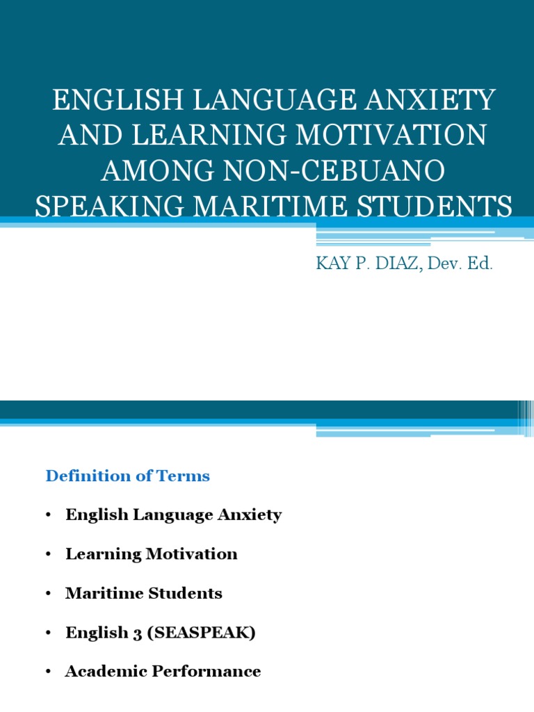 Sample Research | PDF | Foreign Language | Motivation