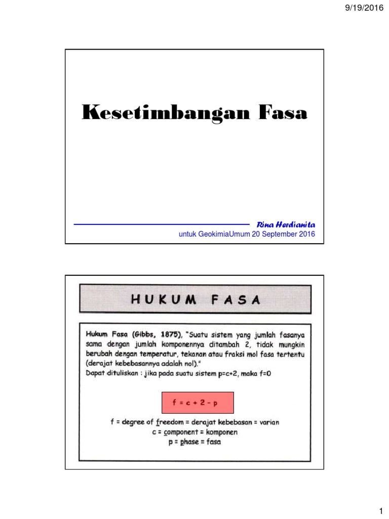 Diagram Fasa dalam Kesetimbangan Fasa | PDF