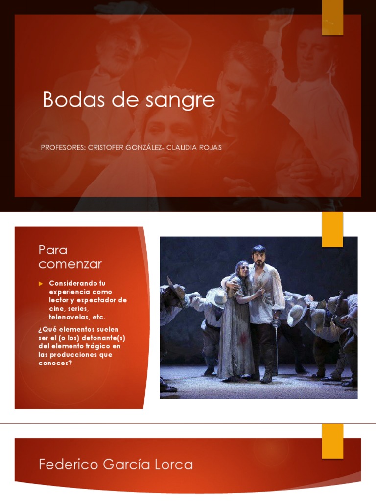 Bodas de Sangre | PDF | Federico García Lorca