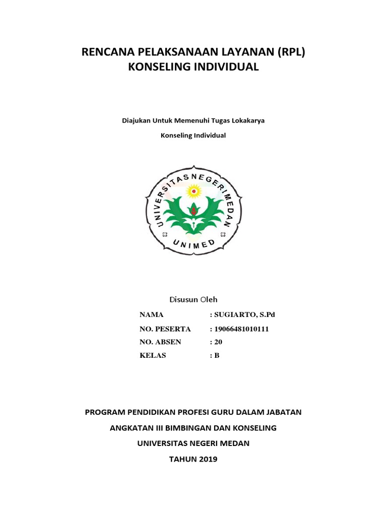 RPL Konseling Individual | PDF