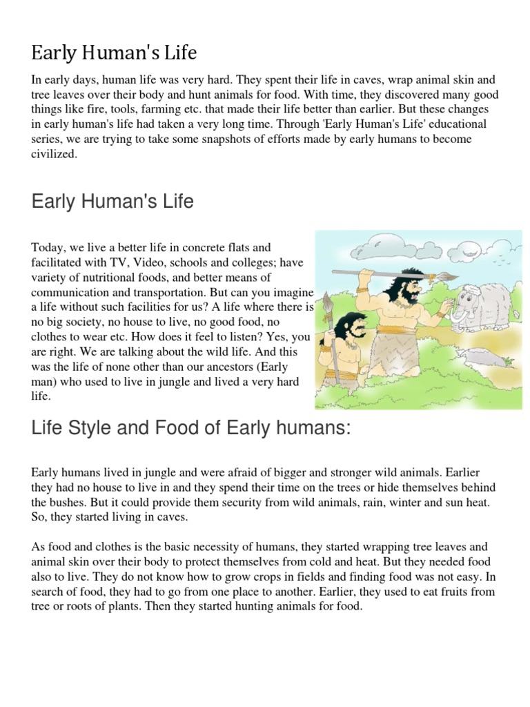 Early Human | PDF | Wheel | Human