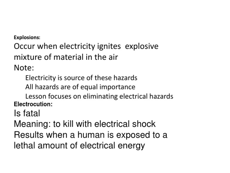 Safety Measures Explosion | PDF