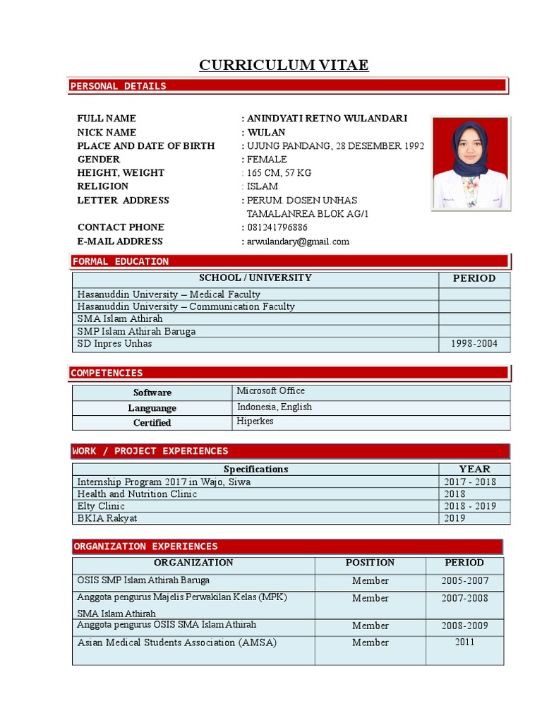 CV Wulan | PDF