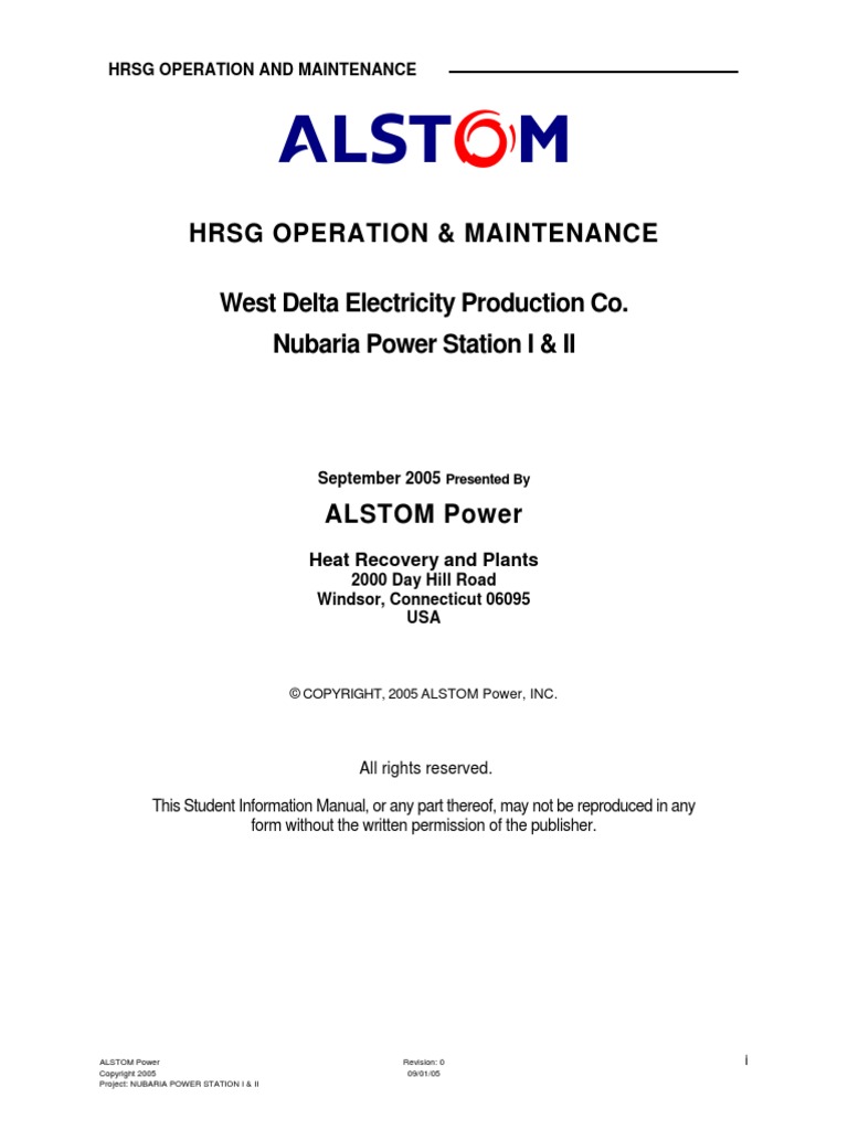 HRSG Operator Training Manual PDF | PDF | Heat Transfer | Latent Heat
