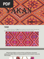 Weaving Practices of The Yakan Tribe | PDF | Weaving | Clothing