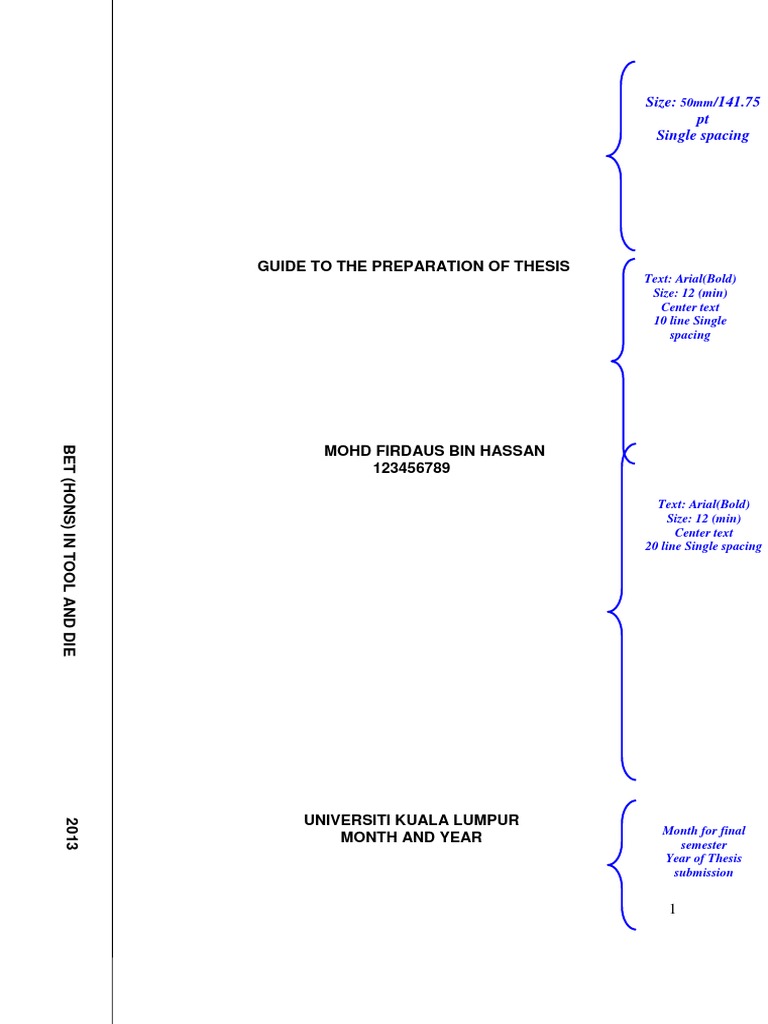 Preliminary Thesis Example 2014 | PDF | Thesis