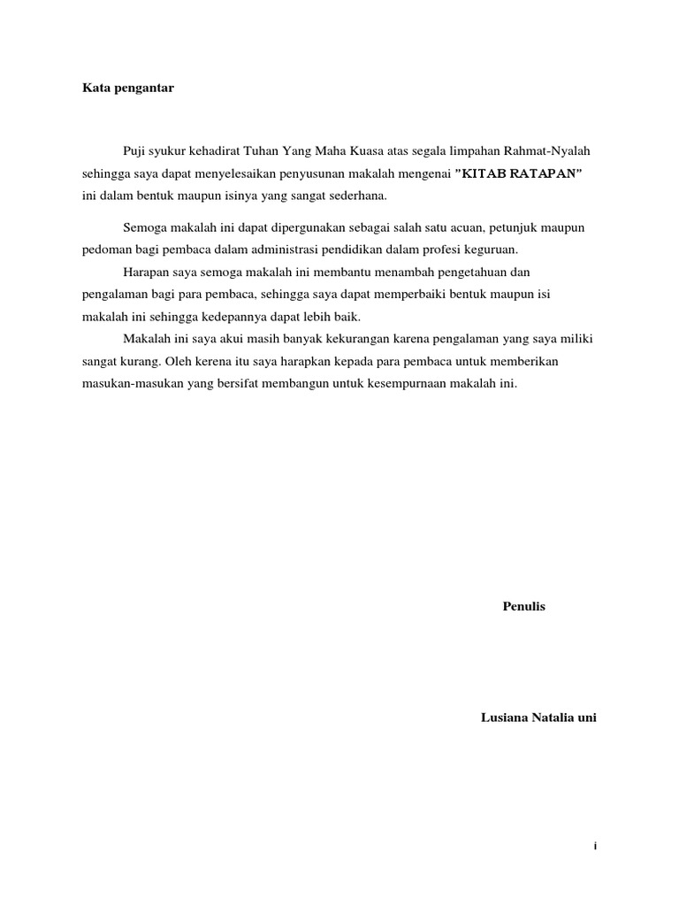 Makalah Kitab Ratapan | PDF