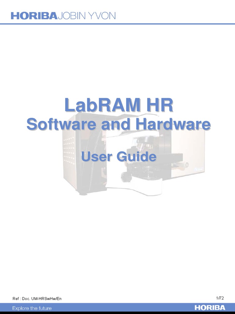 LabRAM HR User Guide and Safety Manual | PDF | Laser | Atomic